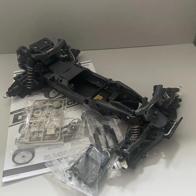 TAMIYA 58628 / 58587 DT03 Racing Fighter Chassis XSA CVA Oil Shocks £45.00 - PicClick UK