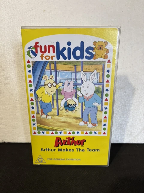ARTHUR MAKES THE Team VHS Small Box $25.00 - PicClick AU