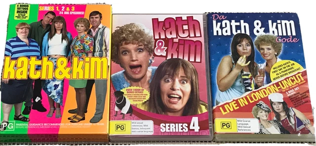KATH AND KIM DVD Box Set Complete Series 1-4 And Live In London Uncut R4 AUS PAL $69.95 ...