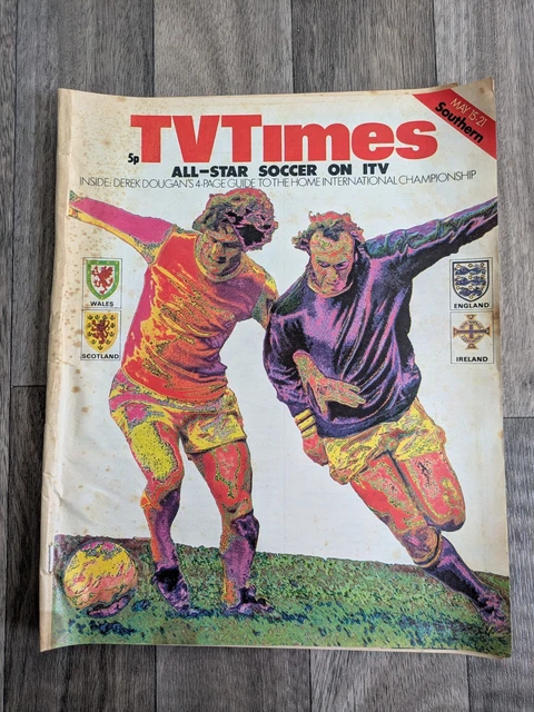 TV TIMES MAGAZINE (Southern) 13th May 1971- International Championship ...