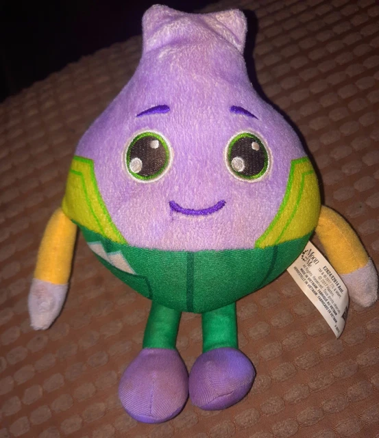 MOON AND ME Mr. Onion Cbeebies Purple & Green Plush Soft Toy Hasbro ...