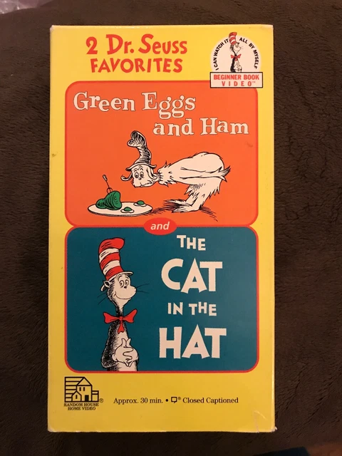 DR. SEUSS - Green Eggs & Ham/The Cat in the Hat [VHS] 2 Dr Seuss ...