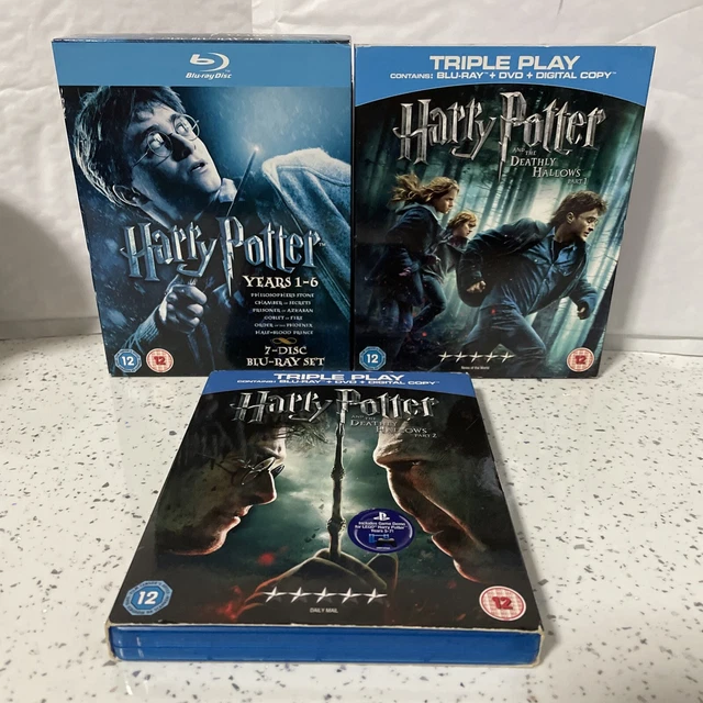 HARRY POTTER: COMPLETE 8-film Collection Blu-ray (2011) Daniel Radcliffe, £10.99 - PicClick UK