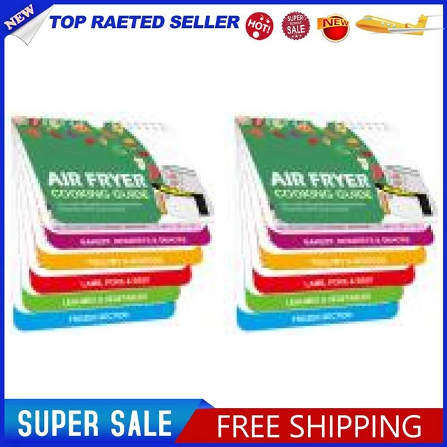 AIR FRYER MAGNETIC Cheat Sheet Temperature and Cooking Time Guide Quick ...
