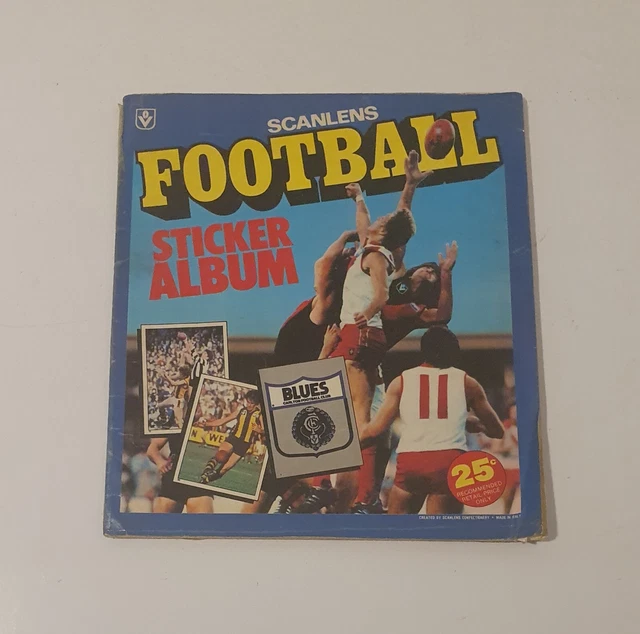 SCANLENS VFL FOOTBALL Sticker Album Complete 1983 $69.99 - PicClick AU