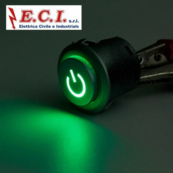 GREEN LIGHT BUTTON switch on/off diamond.22mm 12V 10A $9.53 - PicClick CA