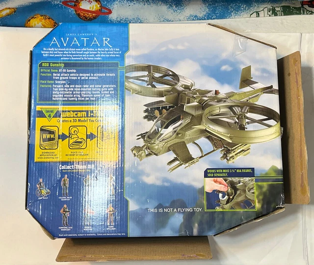 VINTAGE MATTEL RDA SCORPION GUNSHIP James Cameron Avatar MIB 2009 ...
