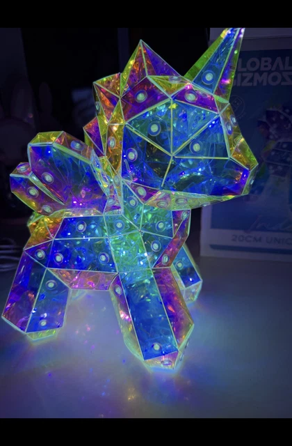 GLOBAL GIZMOS LED 20cm Iridescent Unicorn Light USB Powered £8.99 ...