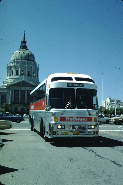 TRAILWAYS EAGLE BUS Kodachrome original Kodak Slide EUR 2,22 - PicClick FR