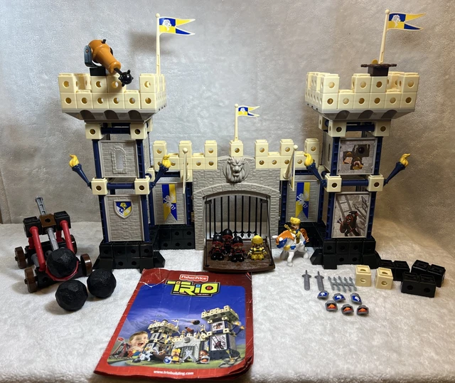FISHER PRICE TRIO Block Building Set King's Castle P6841 Manual, EUC ...