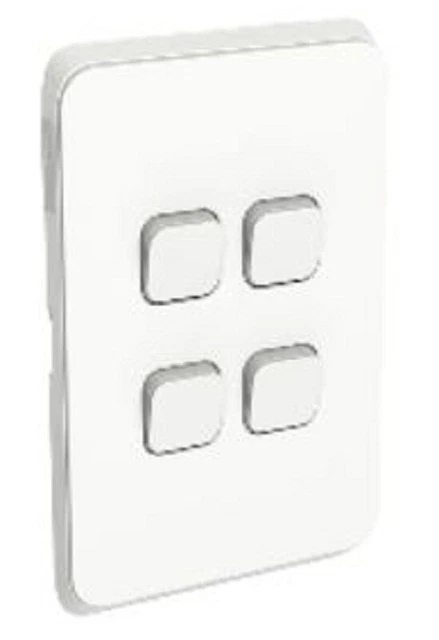 CLIPSAL ICONIC SWITCH PLATE SKIN 4-Gangs Horizontal/Vertical, Vivid ...