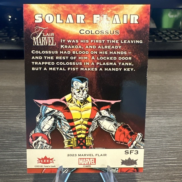 2023 FLEER FLAIR Marvel Colossus Solar Flair #SF3 EUR 4,66 - PicClick FR