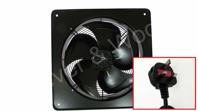 INDUSTRIAL VENTILATION EXTRACTOR Metal 350mm Exhaust Commercial Air ...