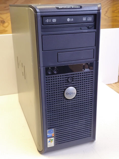 DELL OPTIPLEX GX280 Tower + Pentium 4 3GHz + 3GB + 80GB Windows XP Pro ...