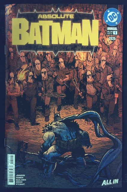 ABSOLUTE BATMAN ANNUAL #1 (2025) - Second Printing - New Bagged £6.99 ...
