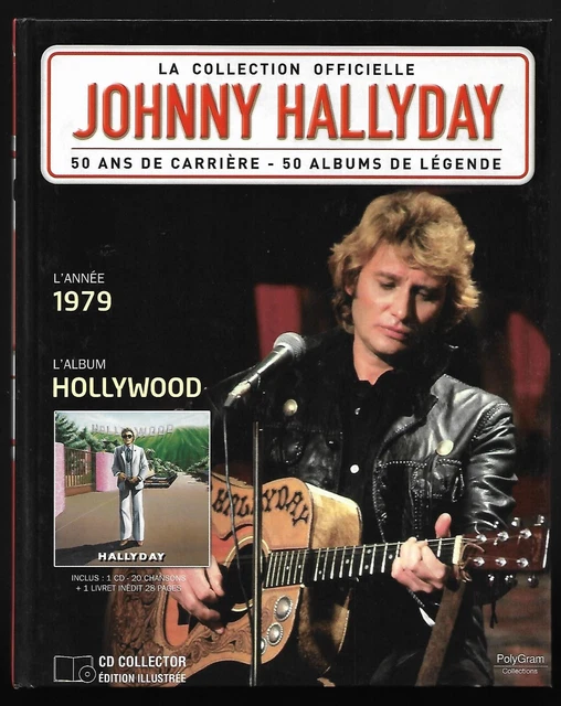 LIVRET + CD La collection officielle "Johnny Hallyday" Hollywood (2 ...