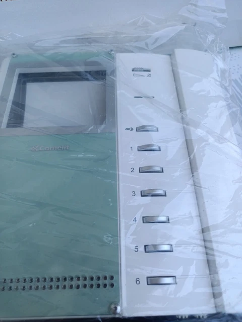 VIDEOCITOFONO COMELIT SERIE Bravo Con Cornetta-Mod:5701 aperto kit per ...