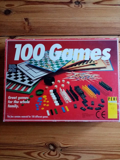 VINTAGE 100 CLASSIC board Compendium games Peri Spiele 1980 VGC ...
