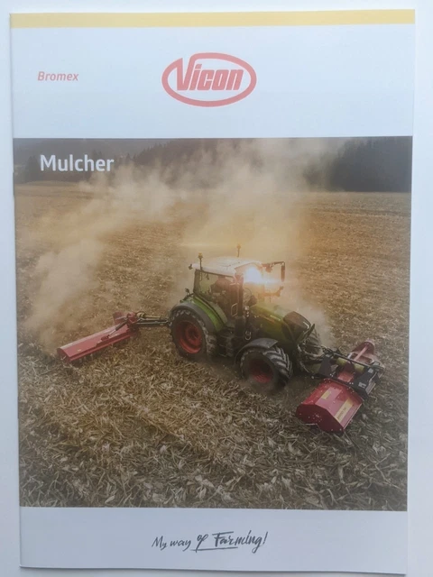 VICON BROMEX BAUREIHE Schlegelmulcher Mulcher Prospekt 10/2025 Traktor ...