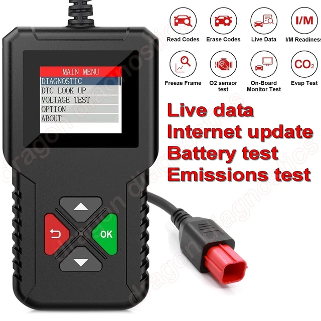 KAWASAKI Z650 2021 6 Pin Diagnostic Tool, Obd Fi Scanner £32.95 ...