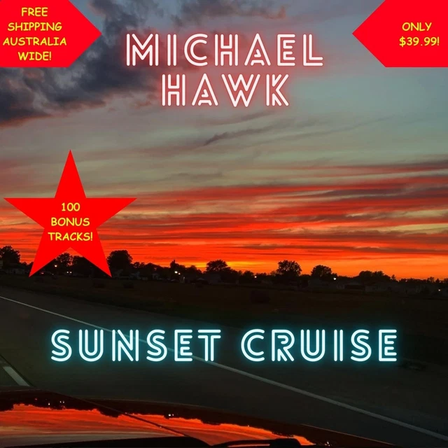 MICHAEL HAWK SUNSET Cruise USB New 2026 Rock House Instrumental Digital ...