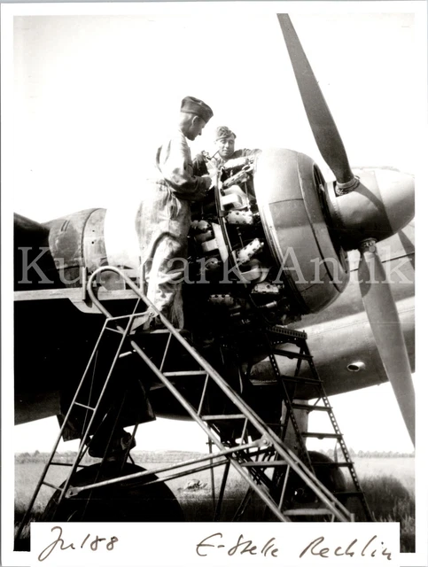 E995 FOTO WEHRMACHT Archiv Repro Luftwaffe Flugzeug Ju188 E Stelle ...