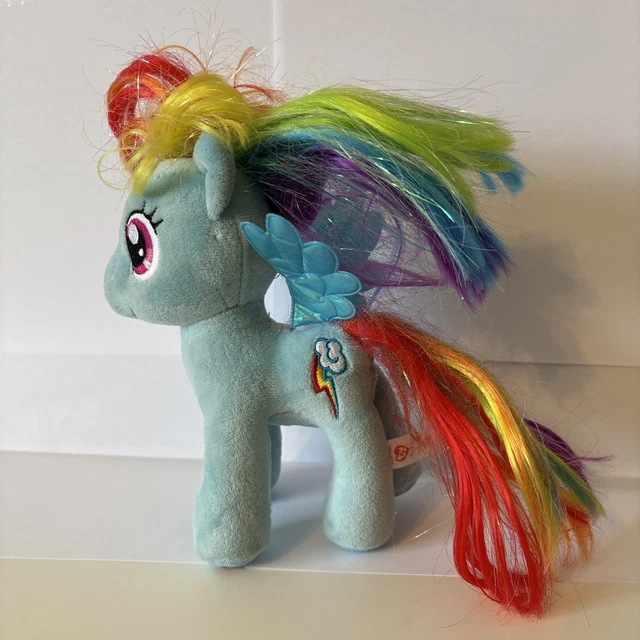 MY LITTLE PONY SPARKLE RAINBOW DASH TY BEANIE Buddies plush. £4.91 ...