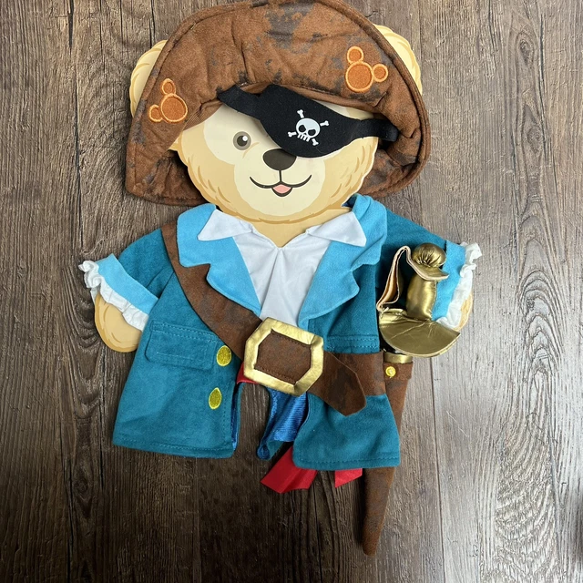 DISNEY DUFFY BEAR Pirate Outfit Hat Sword Rare Costume Clothes EUR 40 ...