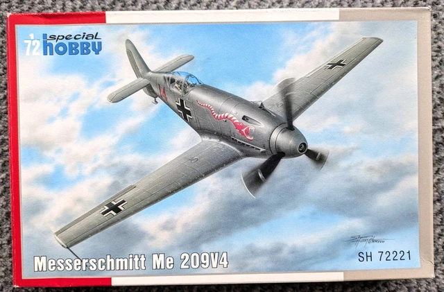 SPECIAL HOBBY 1/72 MESSERSCHMITT Me209-V4 Model Kit (Ref SH72221) £6.50 ...