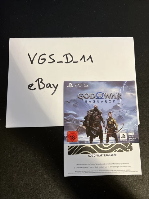 GOD OF WAR Ragnarök (PS5 2022) Voucher Digitaler Code Downloadcode / NEU EUR 55,00 - PicClick DE
