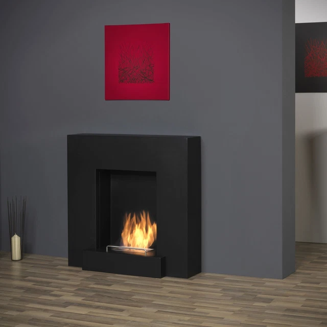 MUENKEL DESIGN BREEZE Bioéthanol Four Cheminée Stand (FKE-0050.RW.L.S30 ...