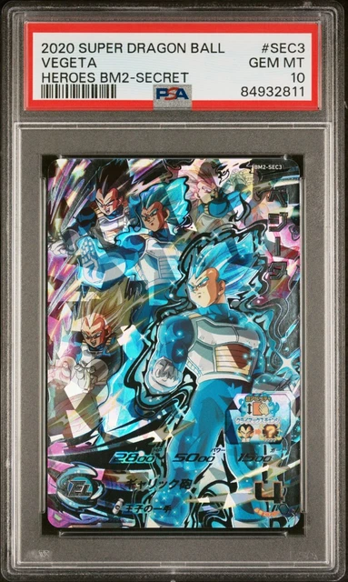 PSA 10 VEGETA BM2 SEC3 Super Dragon Ball Heroes 2020 Big Bang Mission 2 Japonais EUR 154,46 ...