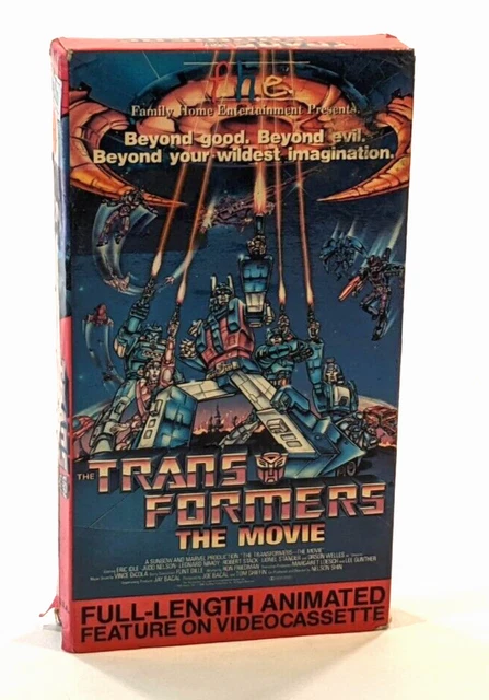 TRANSFORMERS THE MOVIE VHS F.H.E. 1986 Family Home Entertainment FHE ...