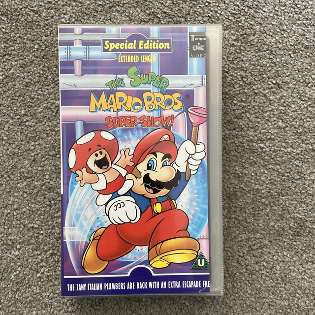 THE SUPER MARIO Bros Super Show - Vhs Video - Special Edition ...