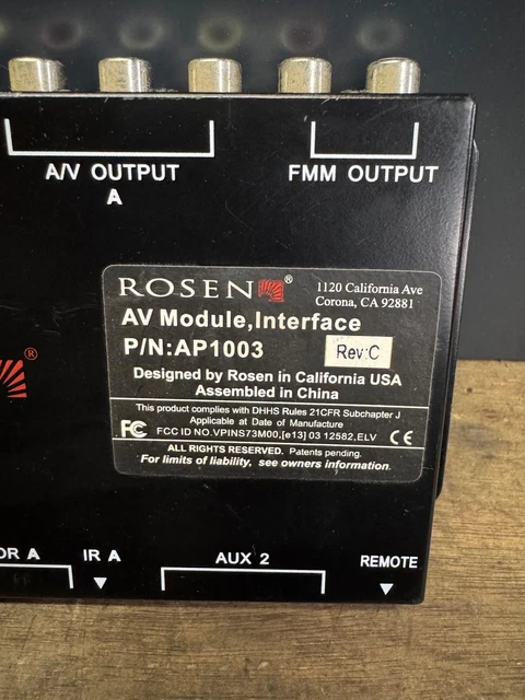 LAND ROVER DISCOVERY 4 Rosen Interface Module Fm Multimedia Module ...