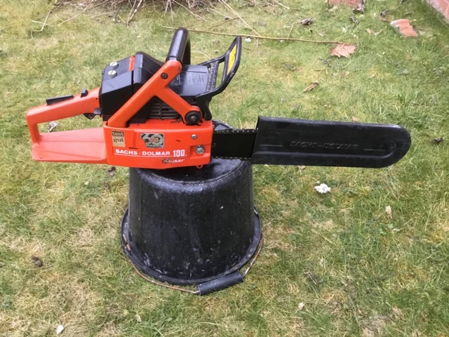 VINTAGE, 1987, SACHS Dolmar 100 Super Petrol Chainsaw £37.12 - PicClick UK
