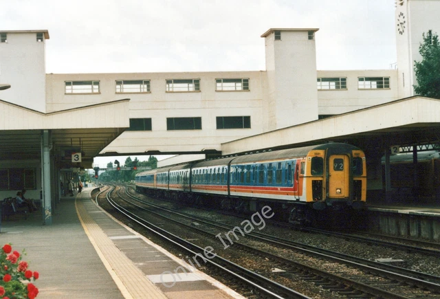 RAILWAY PHOTO 6X4 EMU 421 4CIG 1881 South West Trains Surbiton 28/6 ...