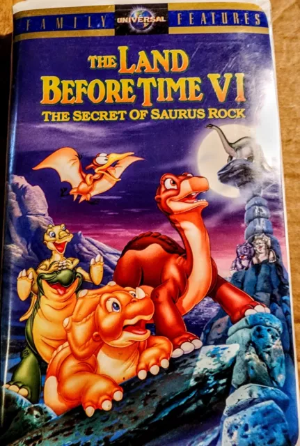 The Land Before Time Vi The Secret Of Saurus Rock Vhs 1998 Clamshell £289 Picclick Uk