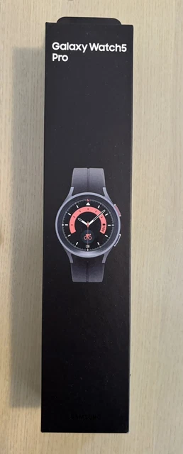 SAMSUNG GALAXY WATCH5 Pro Bluetooth 45mm Cassa Blacktitanium in Titanio ...