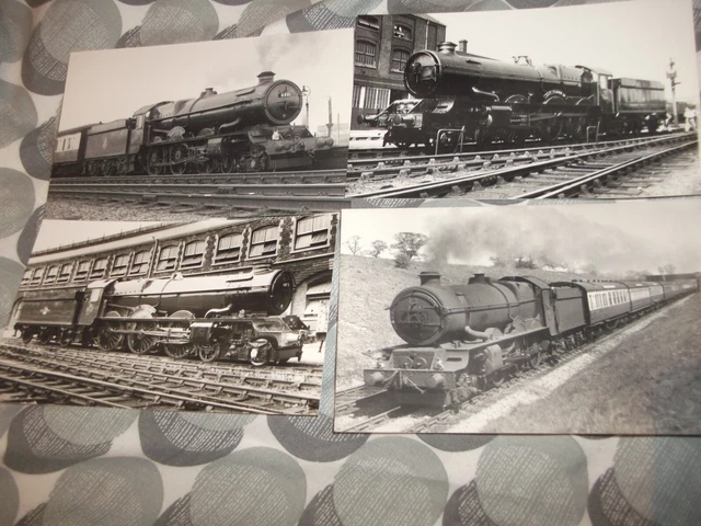 (A) 10X PHOTO GWR KING CLASS LOCOMOTIVE 6000 6001 6002 6003 6004 £4.00 ...