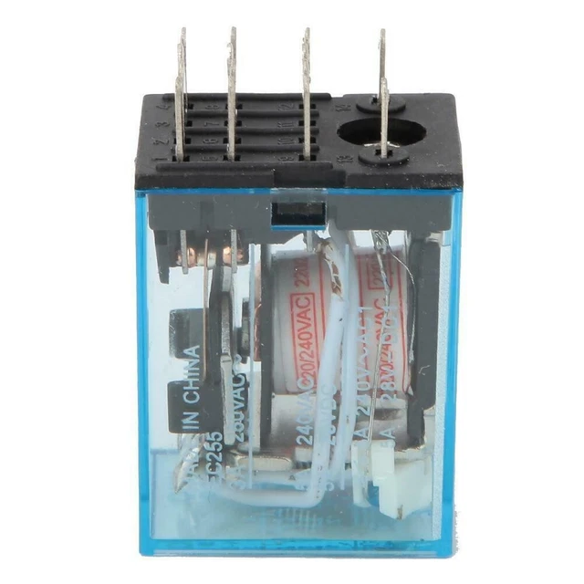 14 PIN RELAY 220V 220VAC COIL 35*21.5*27mm MY4N-J MY4N MY4 Accessories ...