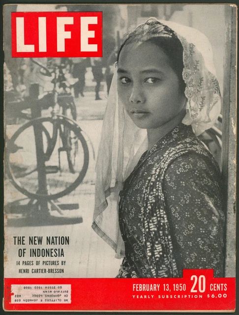 LIFE MAGAZINE FEBRUARY 13, 1950 The New Indonesia / Indonesian Woman £ ...