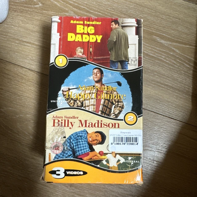 BIG DADDY / Happy Gilmore / Billy Madison (Triple Pack) (VHS, 2004) £5. ...
