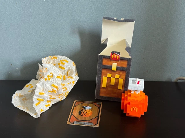 MCDONALD'S MINECRAFT MOVIE Meal Toy | Soda Potion | Comes With Card ...