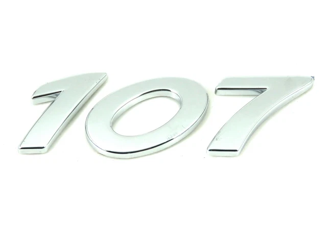 GENUINE NEW PEUGEOT 107 BOOT BADGE Rear Emblem Logo Mk2 2005-2012 HDi ...