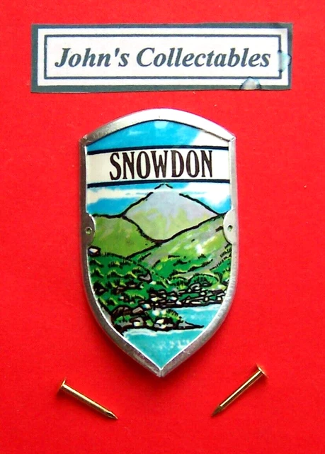 SNOWDON WALES WALKING / Hiking Stick /Cane Badge / Mountlot Q £3.25 ...