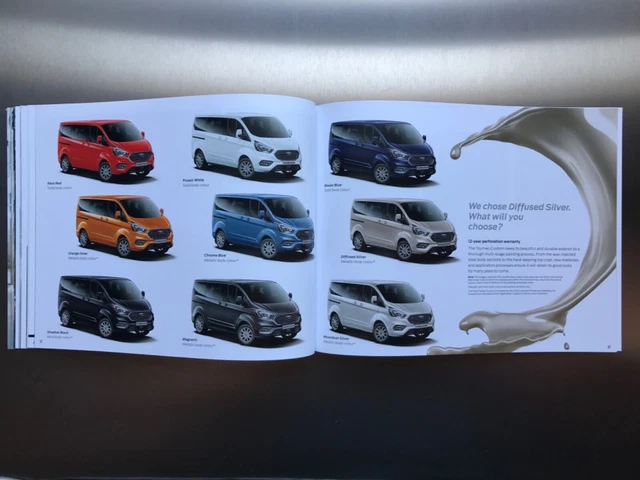 FORD TRANSIT TOURNEO Custom Brochure. 2.0L 105, 130, 170 PS. 2017- £20. ...