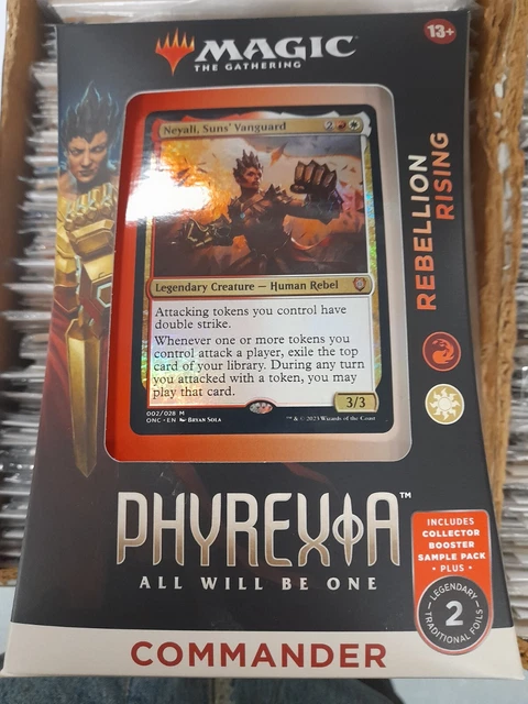 MAGIC THE GATHERING Phyrexia All Will Be One Rebellion Rising Commander ...