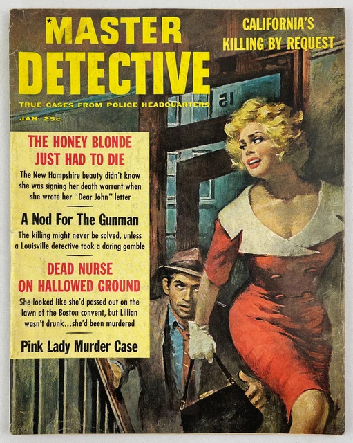 MASTER DETECTIVE MAGAZINE, January 1962, Vintage True Crime Stories ...