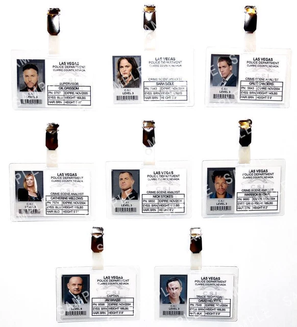 CSI LAS VEGAS Crime Scene Detective Cosplay Prop Costume Gift ComicCon ...